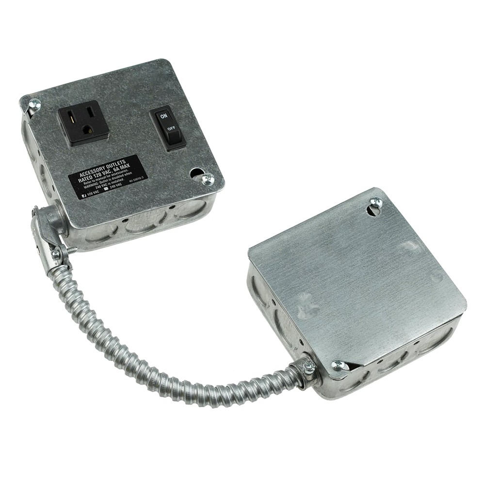 LiftMaster Junction Box, With On/Off And Receptacle for Gate Opener ...