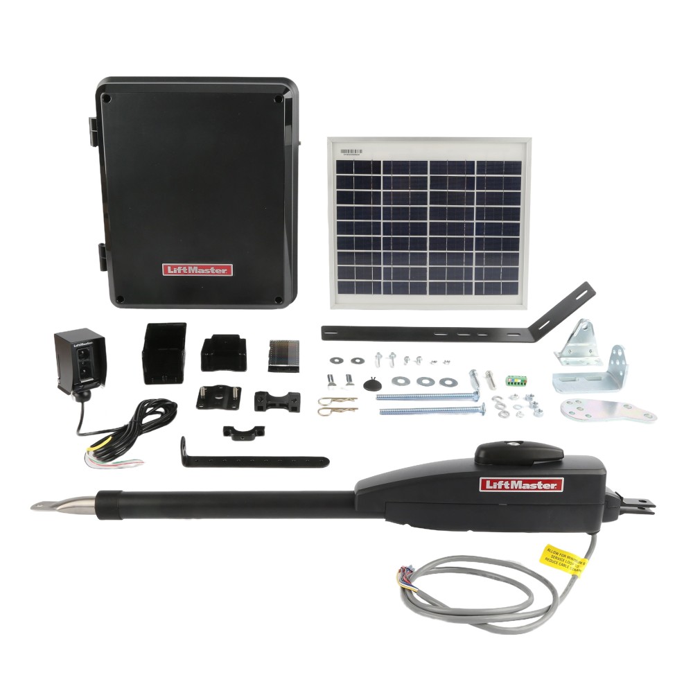 LiftMaster LA412 Residential Solar Gate Opener Package - LA412PKGUL ...