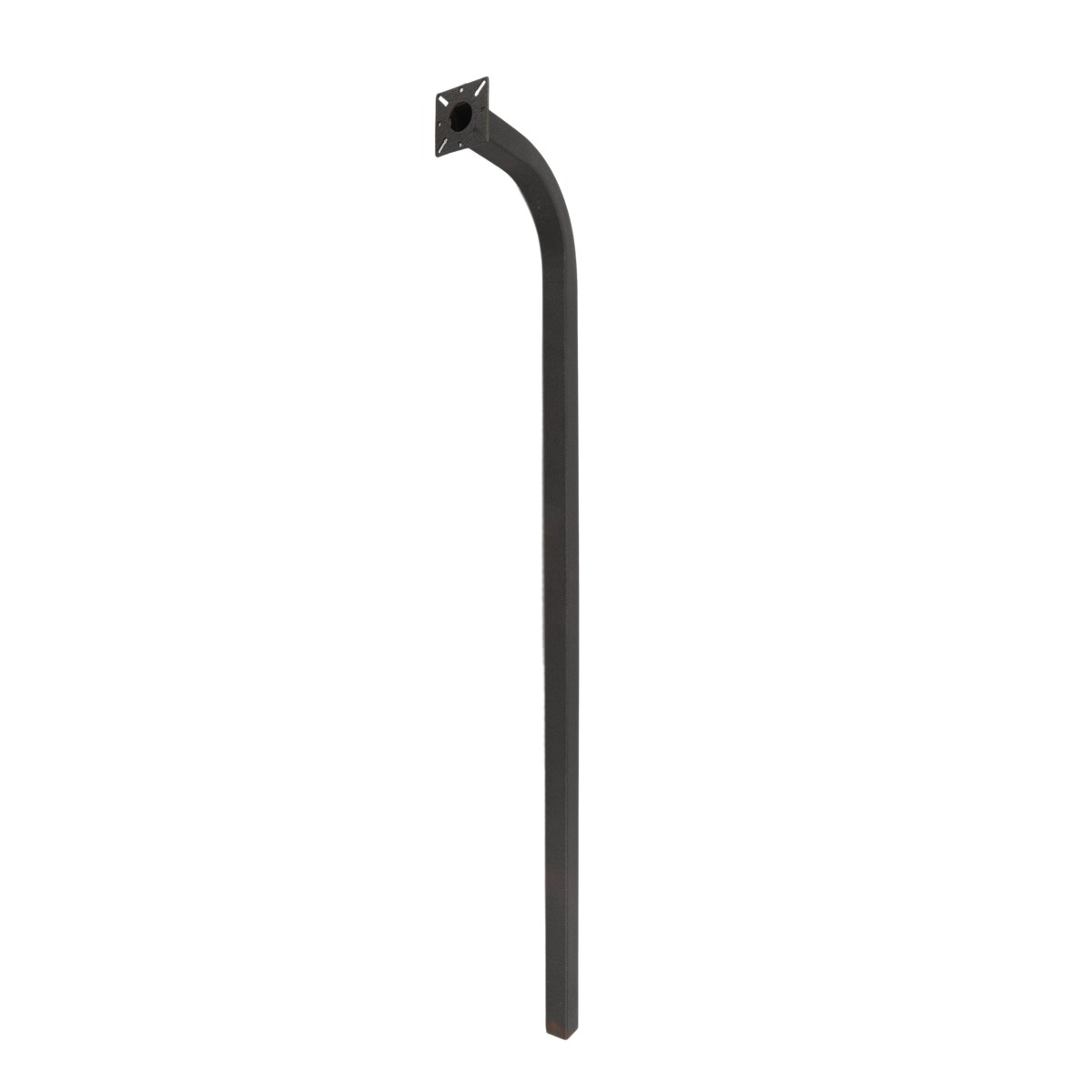 LiftMaster 64" Heavy-Duty Black Steel Gooseneck Pedestal for Gate and ...