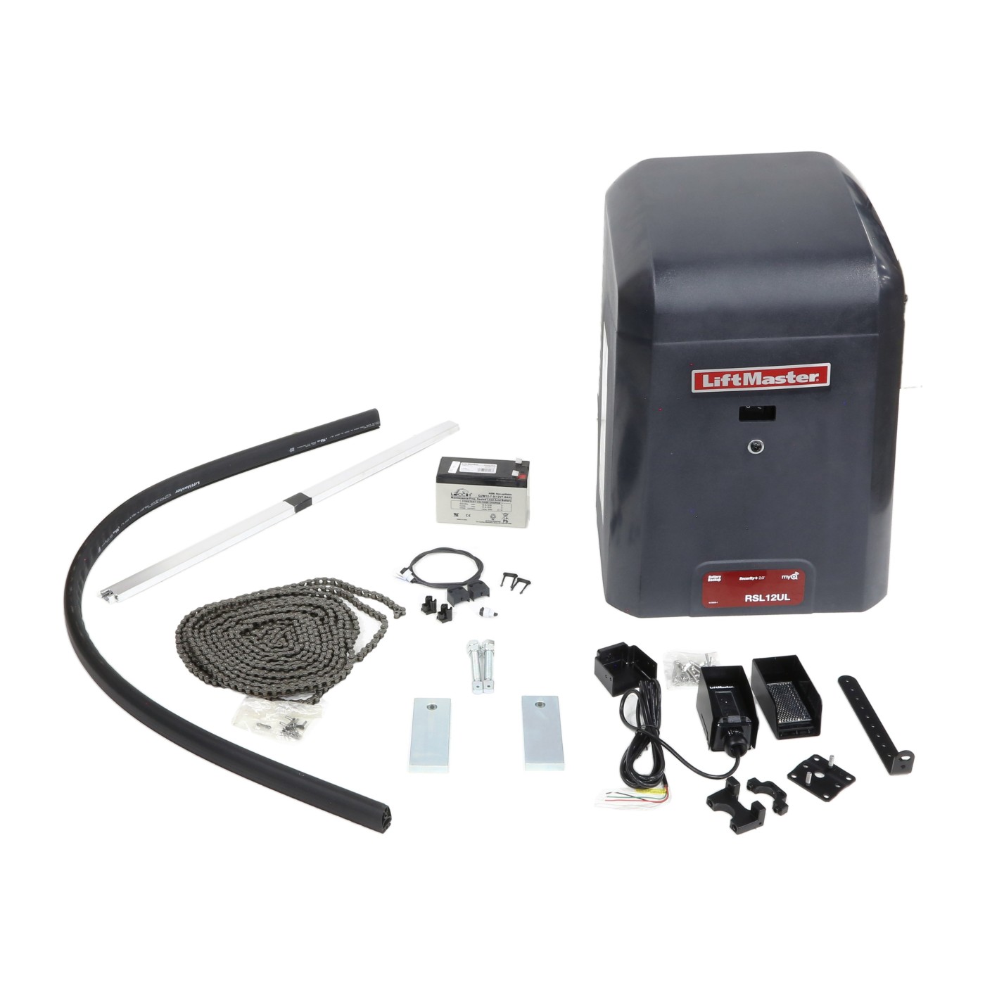 LiftMaster Slide Gate Opener - 0.5HP, 12VDC, With Photo Eye & Edge Kit ...