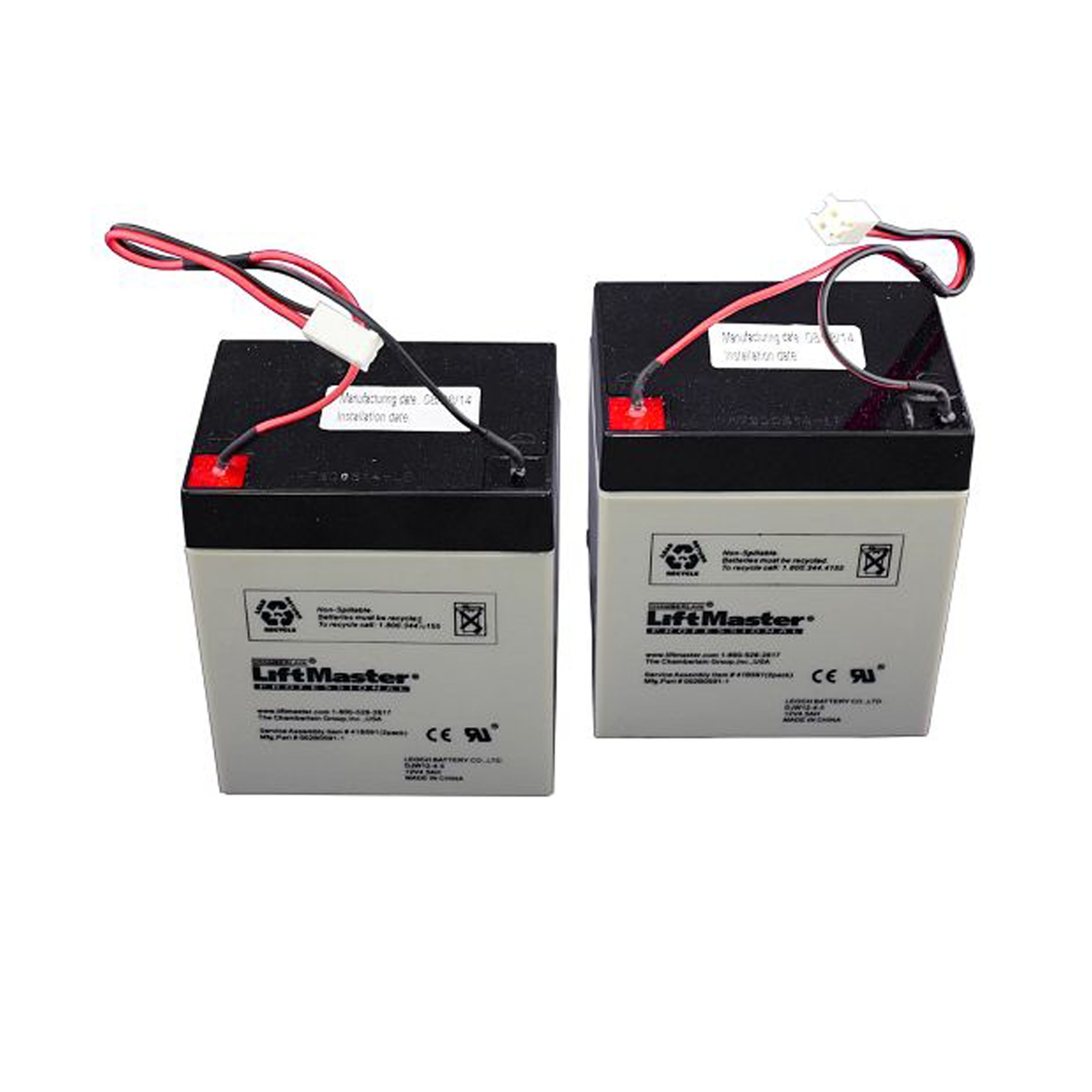 LiftMaster 24V Replacement Battery Pack (2-Pack) for Door Opener ...