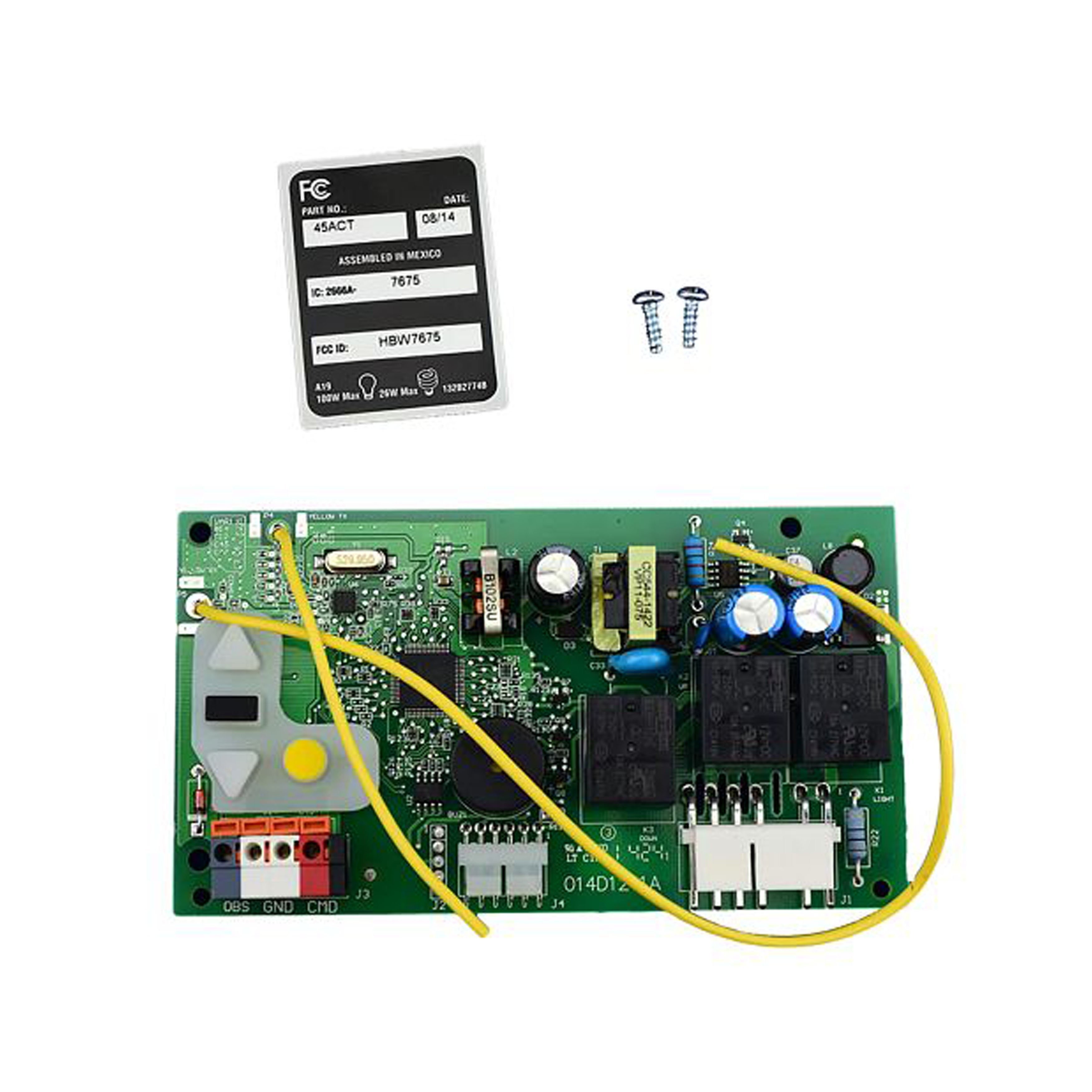 LiftMaster Receiver Logic Board, 2.0 for Door Opener Systems - 045ACTMC ...