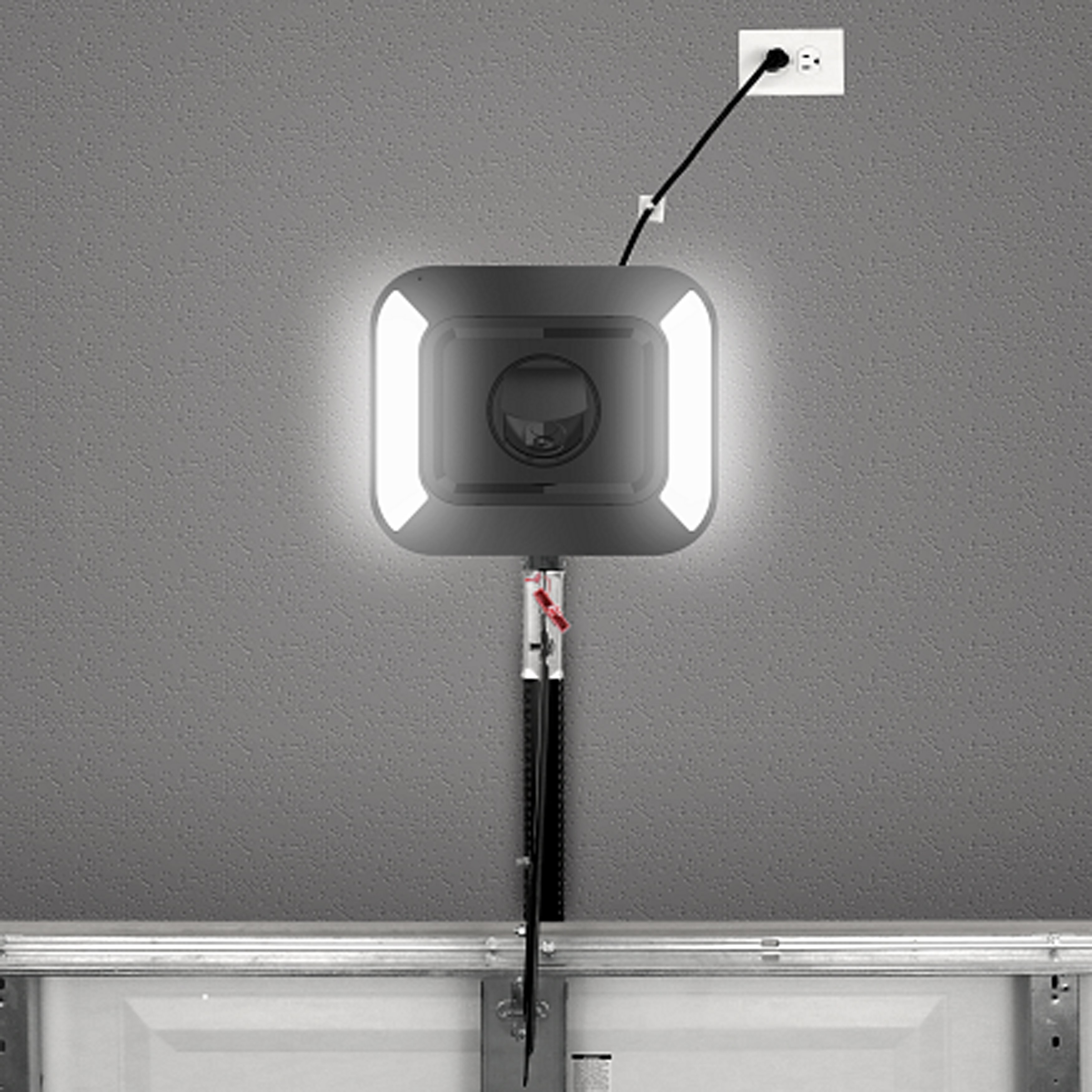 LiftMaster Garage Door Opener with 1 HP DC Motor, Ring LED, Battery ...