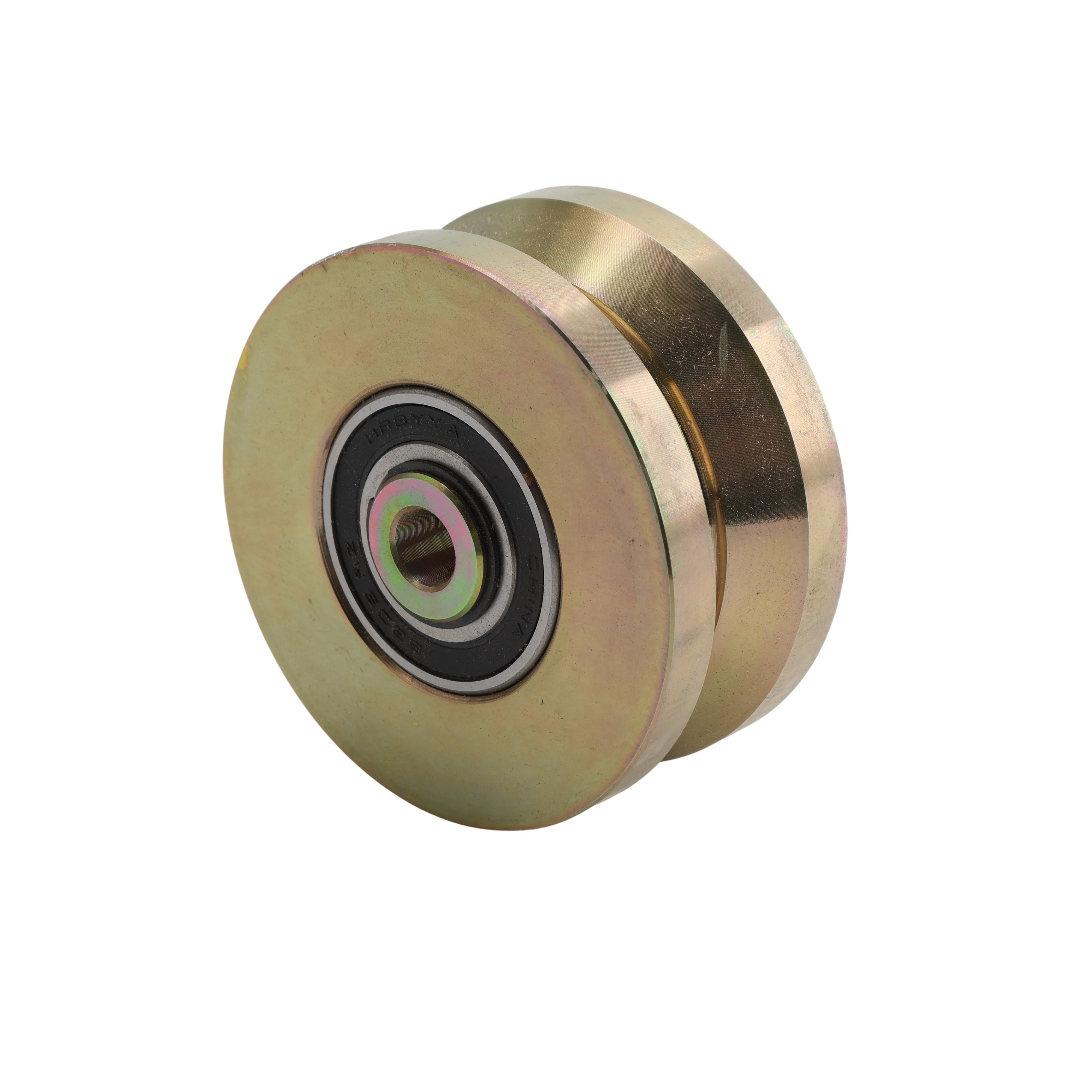 LiftMaster 4" Gate Power Wheel V Groove Cold-Rolled Steel With Gold ...