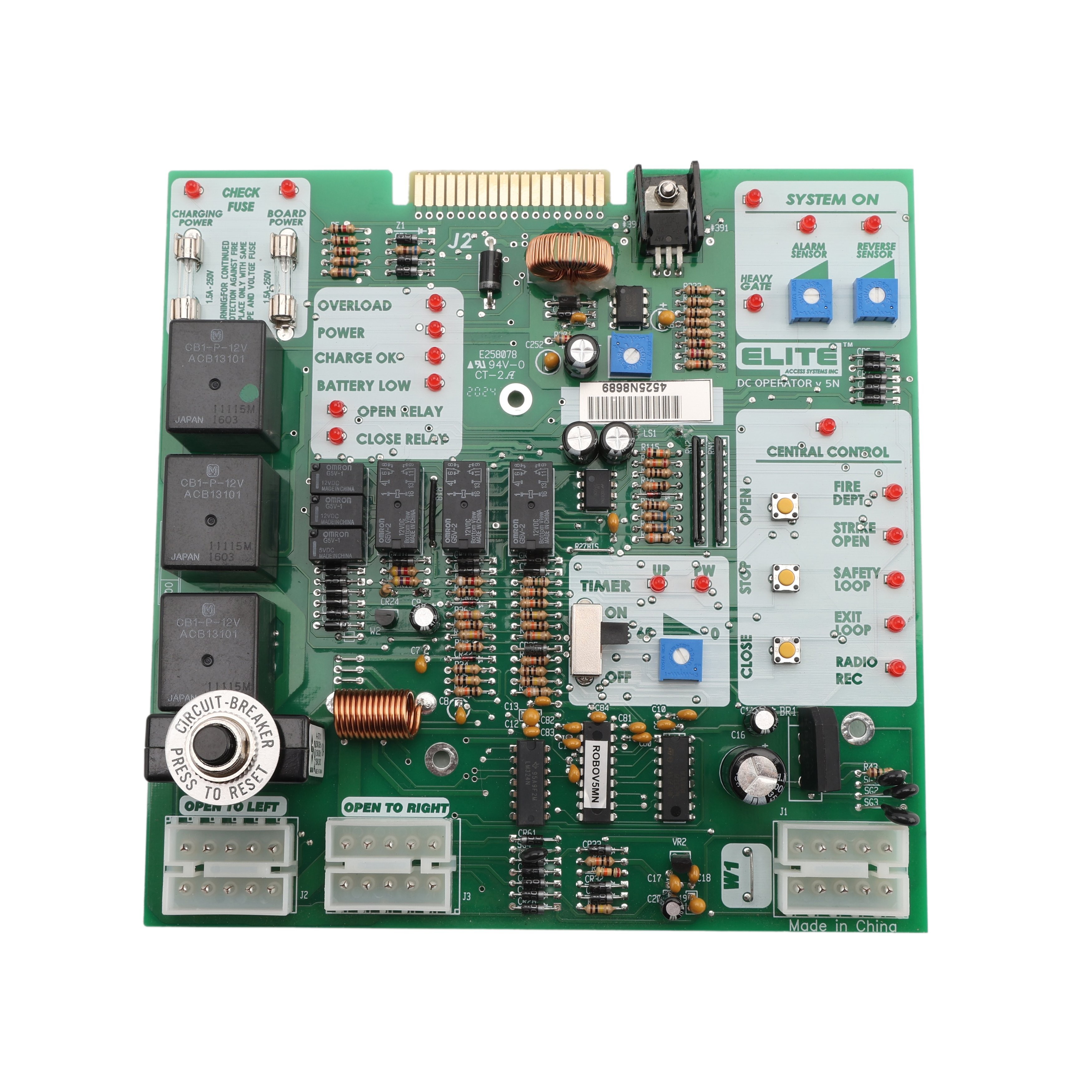 LiftMaster Control Board, Robo Swing And Slide for Gate Opener Systems ...
